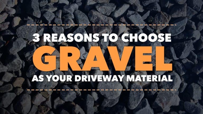 Three Reasons to Choose Gravel as Your Driveway Material - All Stake Supply
