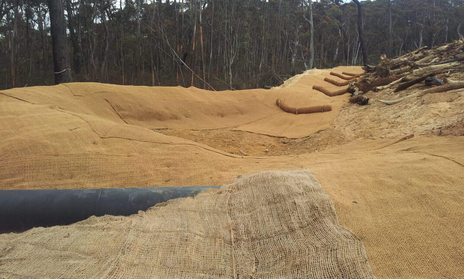 Jute Soil Saver Mesh 1.2m x 550m - Bale - All Stake Supply