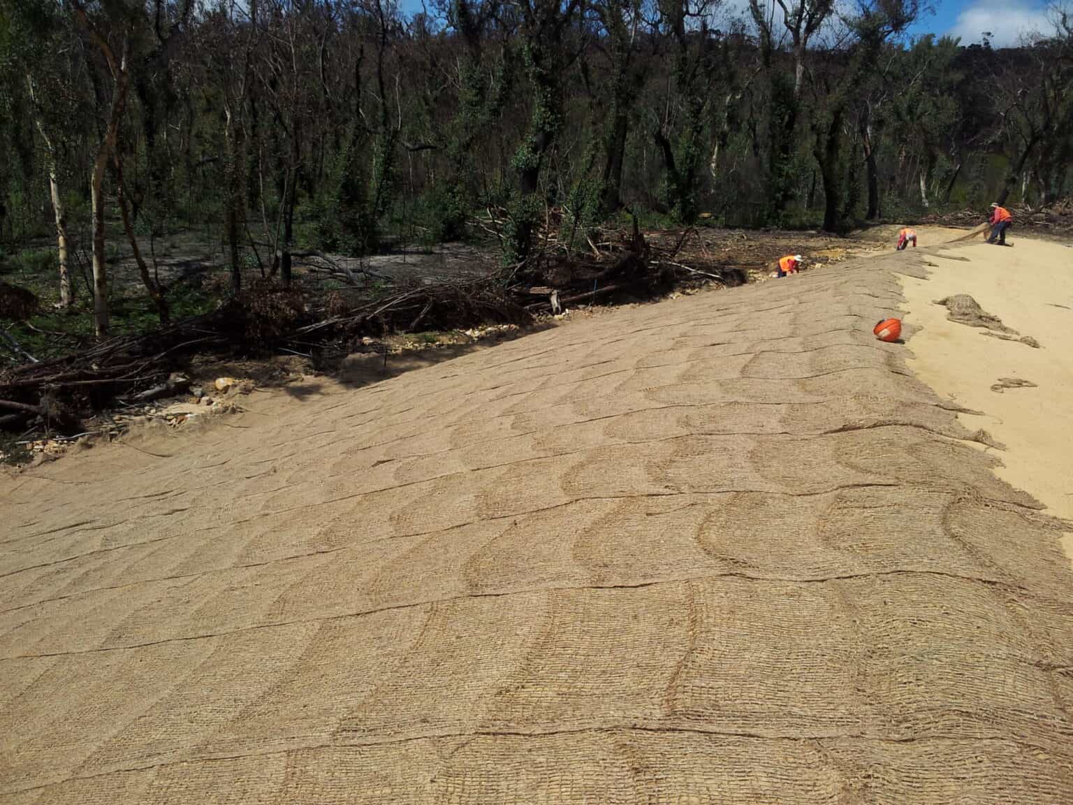 Jute Soil Saver Mesh 1.2m x 65m - Panel - All Stake Supply